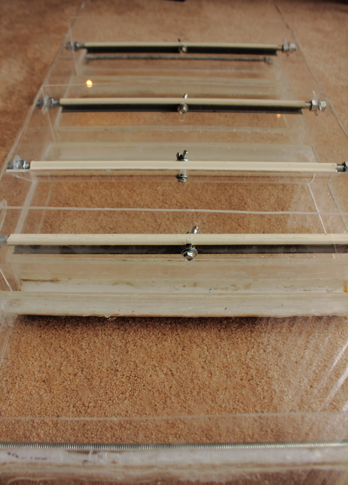 Build a sluice box (boil box)